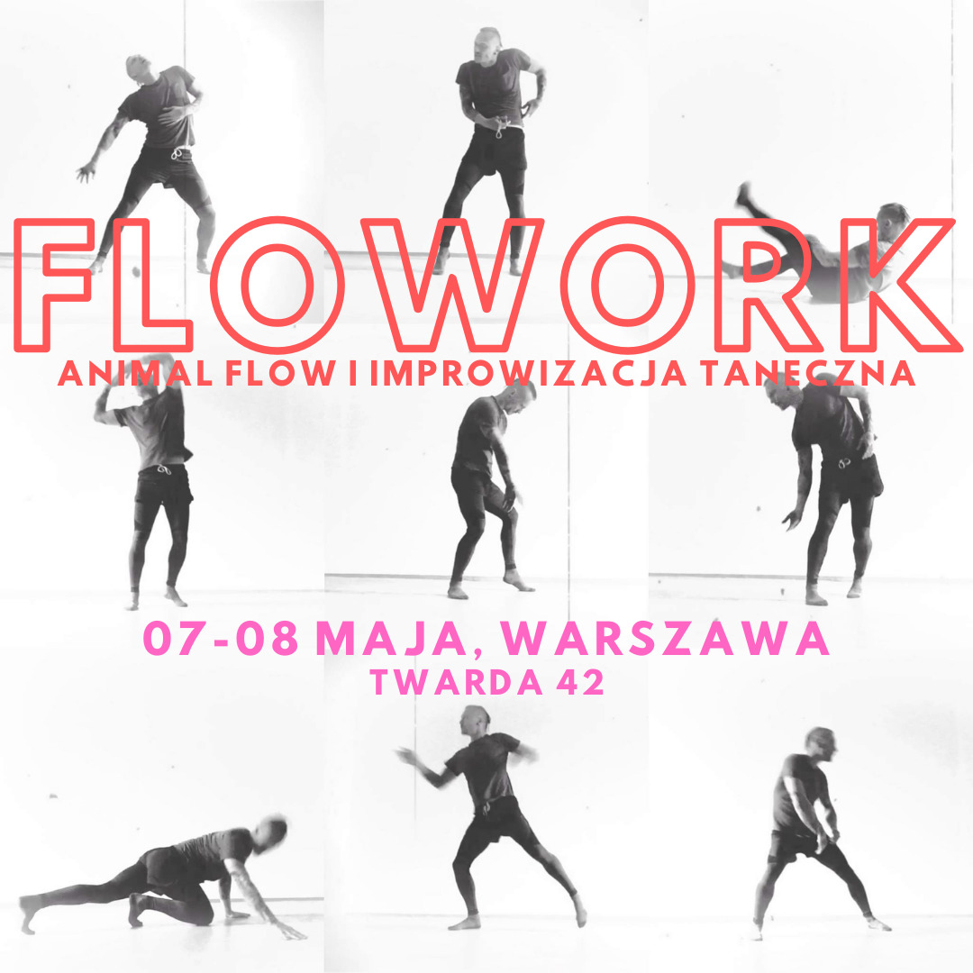 Warszawa: FLOWORK – Animal Flow i improwizacja taneczna - taniecPOLSKA Warszawa: FLOWORK – Animal Flow i improwizacja taneczna - taniecPOLSKA